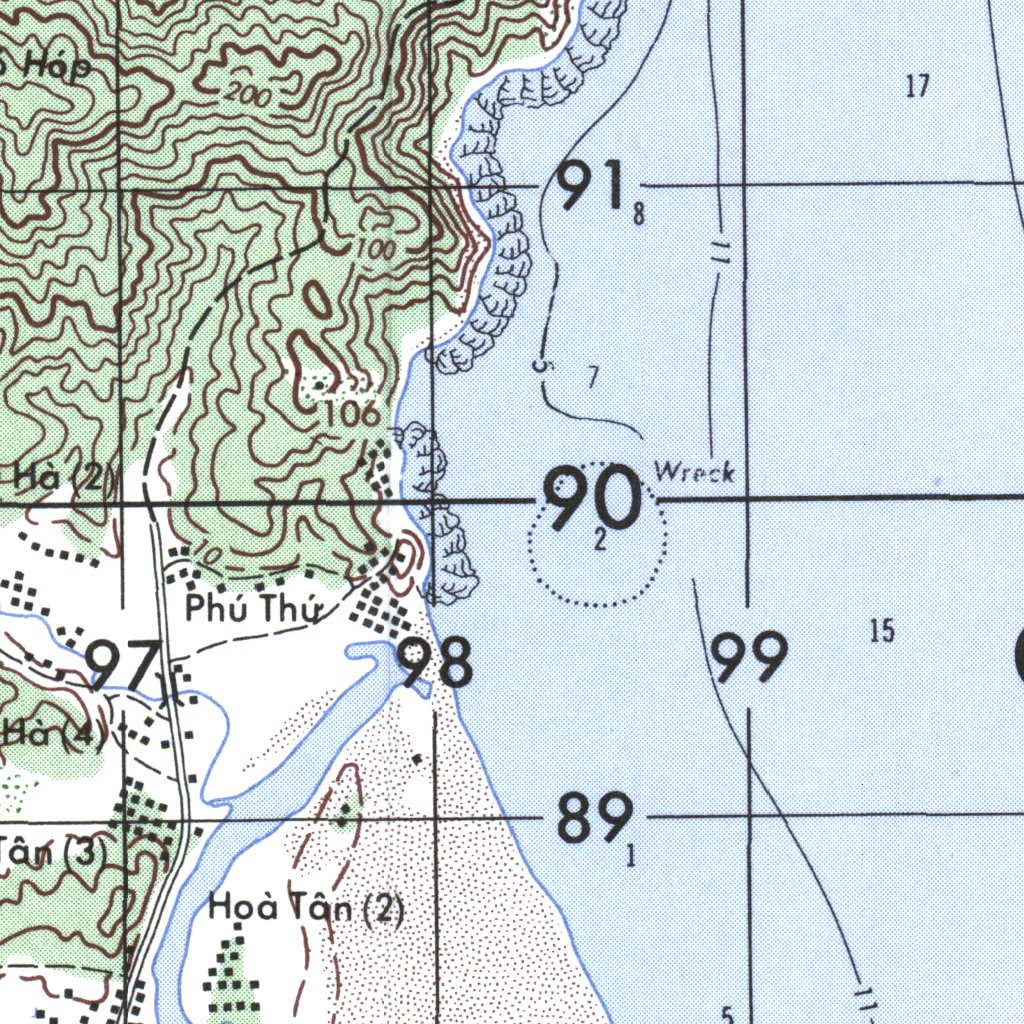 Vietnam 50K 6837-4 Map by Land Info Worldwide Mapping LLC | Avenza Maps