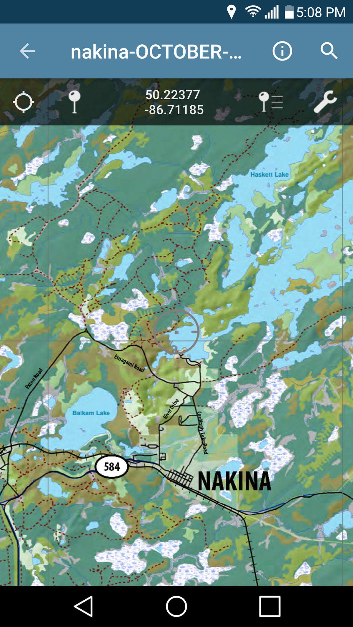 Nakina - Aroland Map by GH Services | Avenza Maps