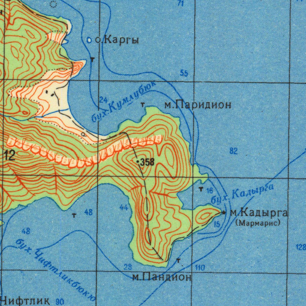 Turkey 100K 1035117 Map by Land Info Worldwide Mapping LLC | Avenza Maps