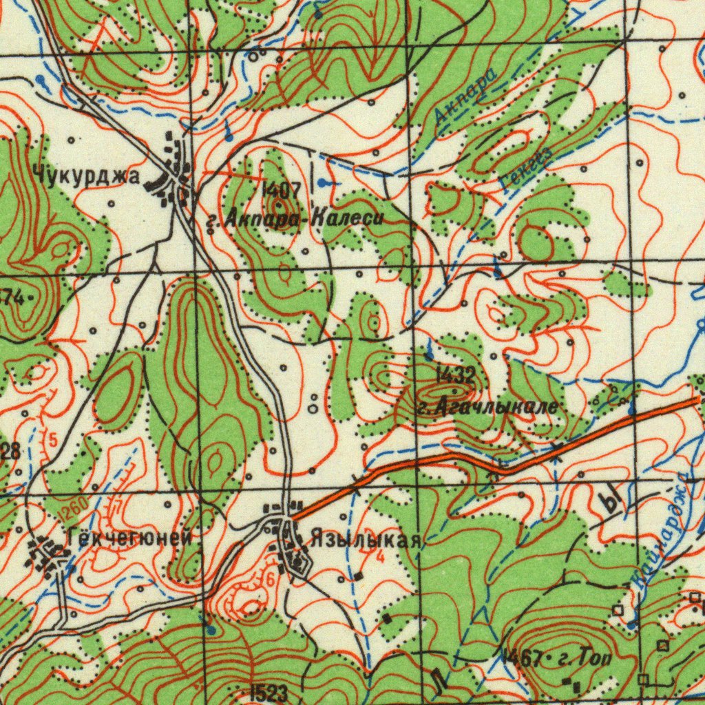 Turkey 100K 1036026 Map by Land Info Worldwide Mapping LLC | Avenza Maps