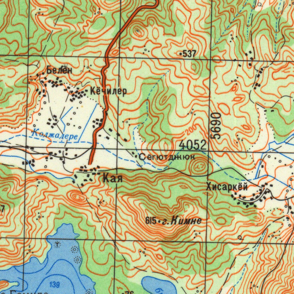 Turkey 100K 1035131 Map by Land Info Worldwide Mapping LLC | Avenza Maps