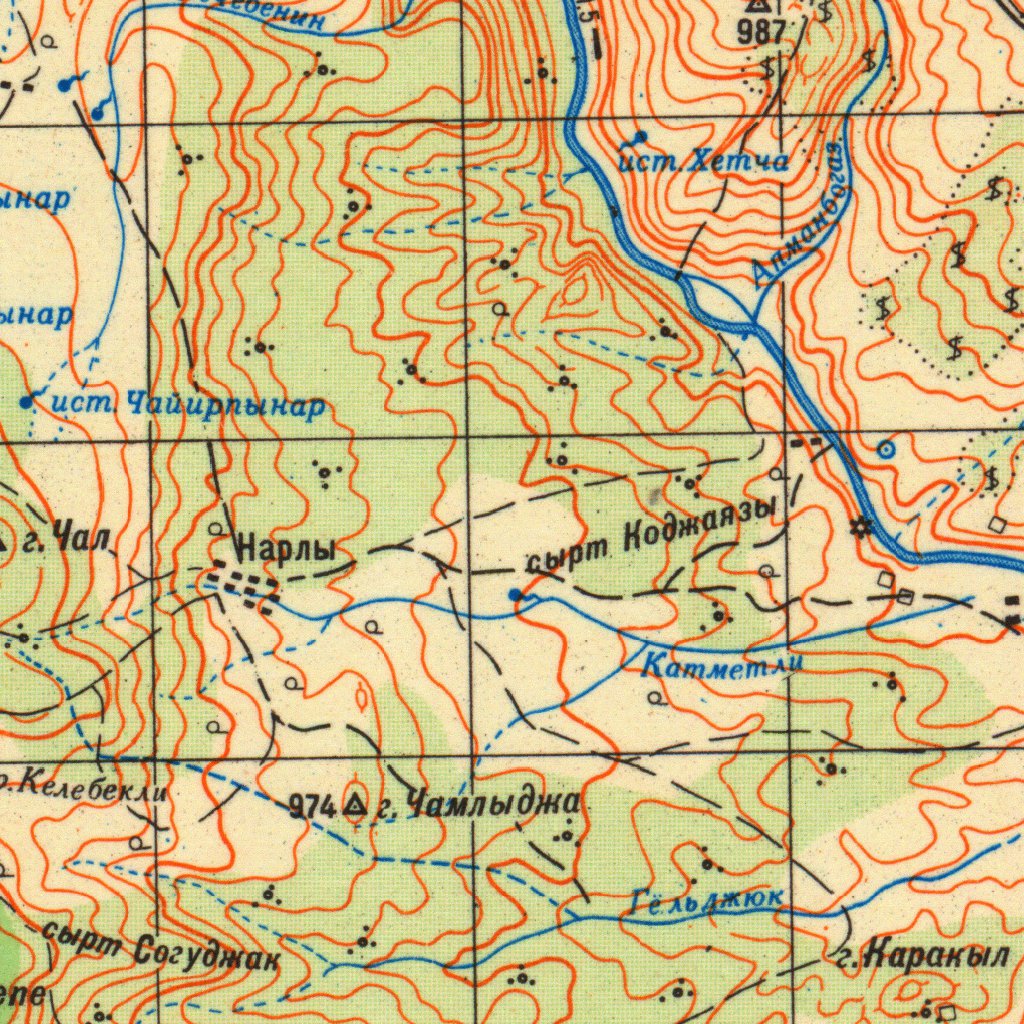Turkey 100K 1036004 Map by Land Info Worldwide Mapping LLC | Avenza Maps