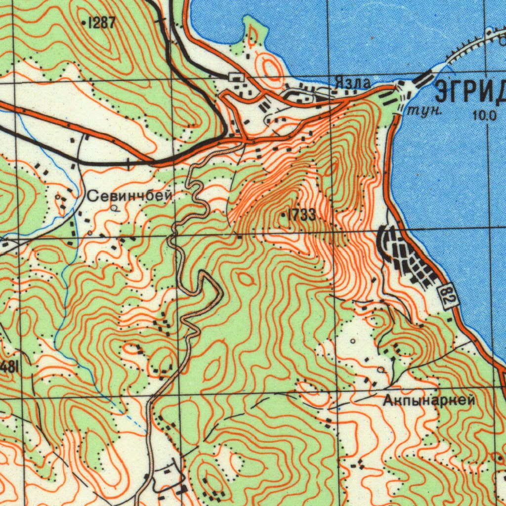 Turkey 100K 1036074 Map by Land Info Worldwide Mapping LLC | Avenza Maps