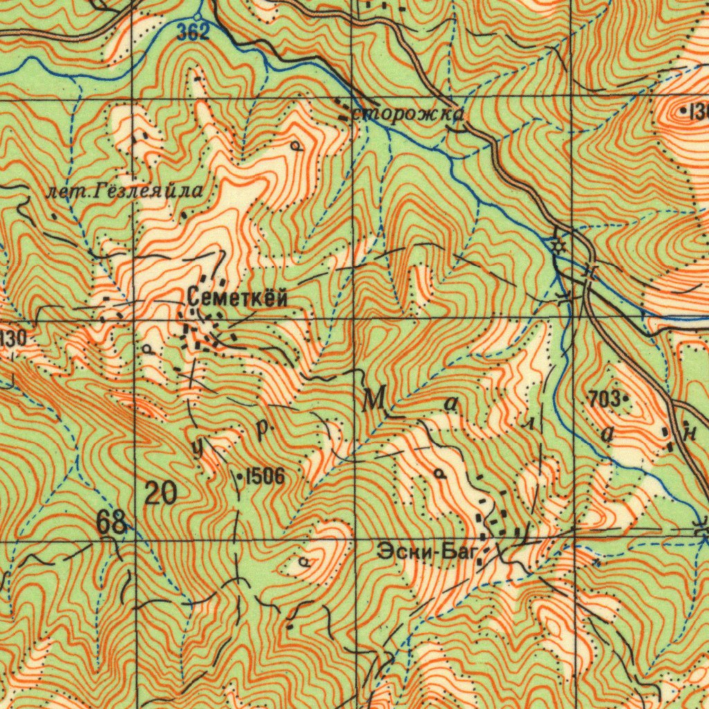 Turkey 100K 1036113 Map by Land Info Worldwide Mapping LLC | Avenza Maps