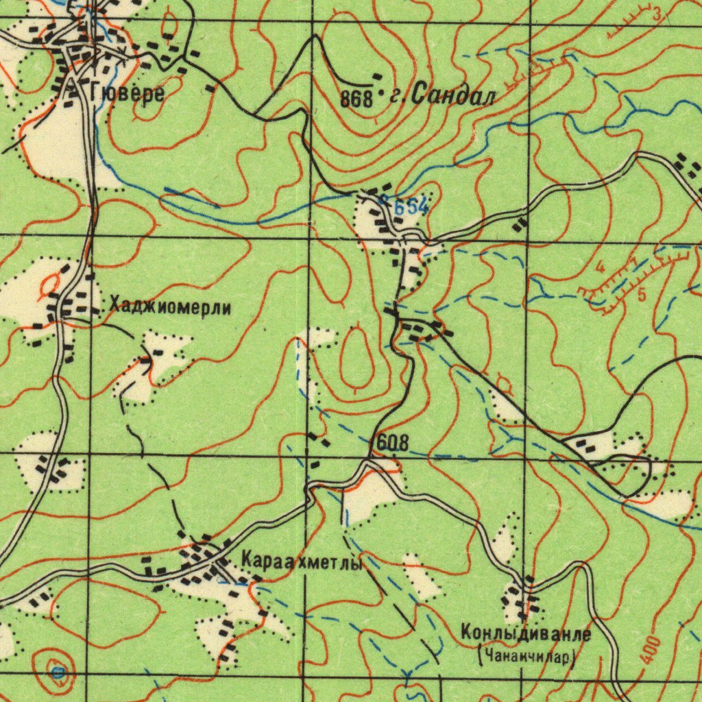 Turkey 100K 1036129 Map by Land Info Worldwide Mapping LLC | Avenza Maps