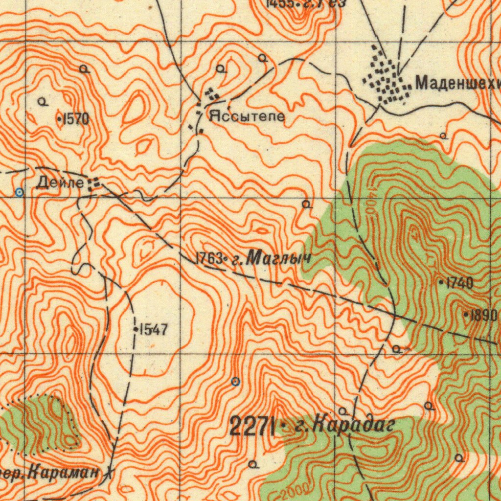 Turkey 100K 1036091 Map by Land Info Worldwide Mapping LLC | Avenza Maps