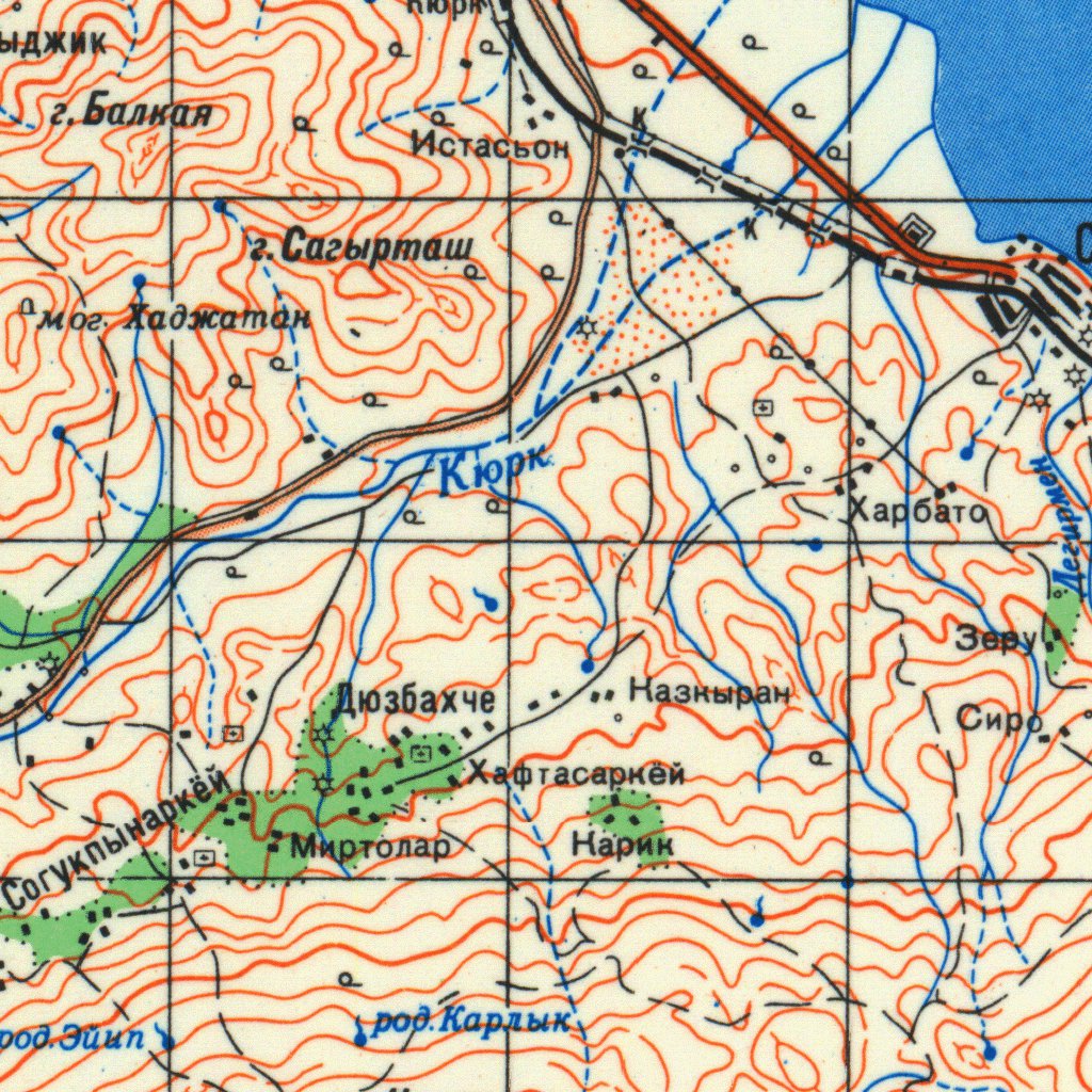 Turkey 100K 1037055 Map by Land Info Worldwide Mapping LLC | Avenza Maps