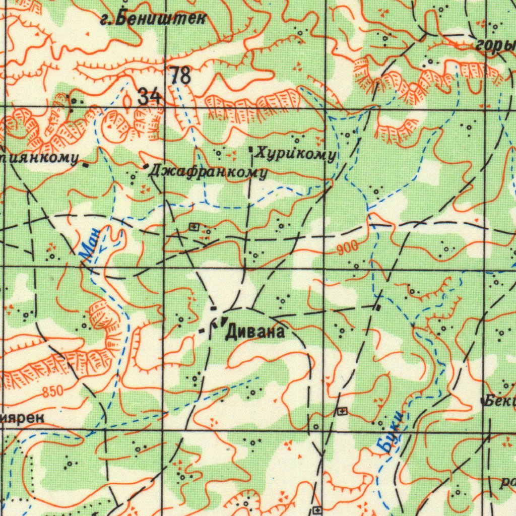 Turkey 100K 1037068 Map by Land Info Worldwide Mapping LLC | Avenza Maps
