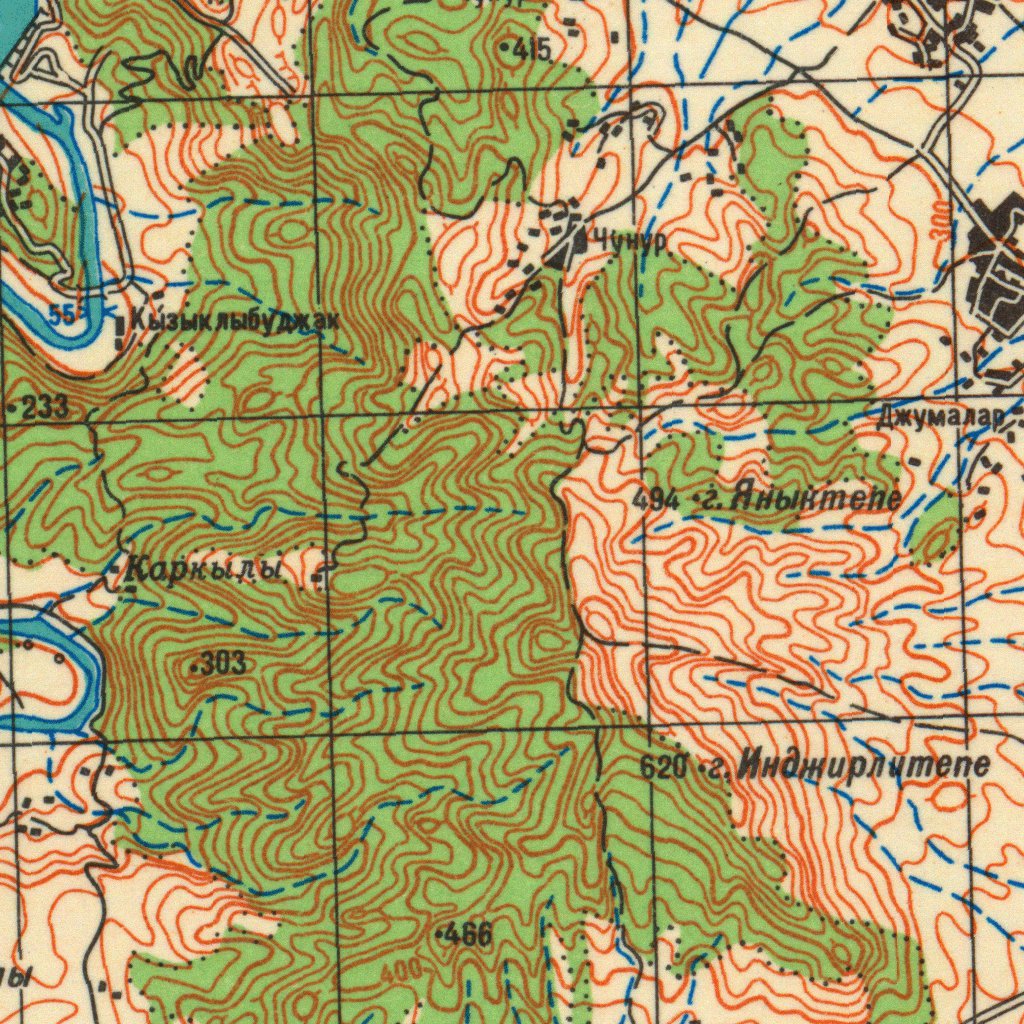 Turkey 100K 1037097 Map by Land Info Worldwide Mapping LLC | Avenza Maps