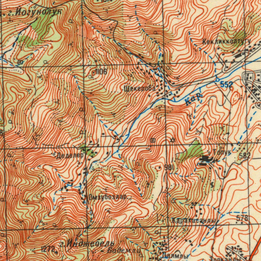 Turkey 100K 1037098 Map by Land Info Worldwide Mapping LLC | Avenza Maps