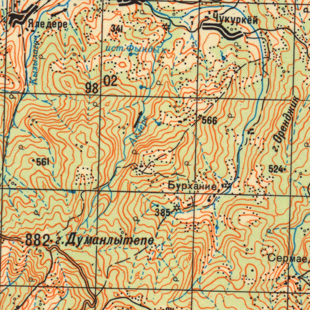 Turkey 100K 1135131 Map by Land Info Worldwide Mapping LLC | Avenza Maps