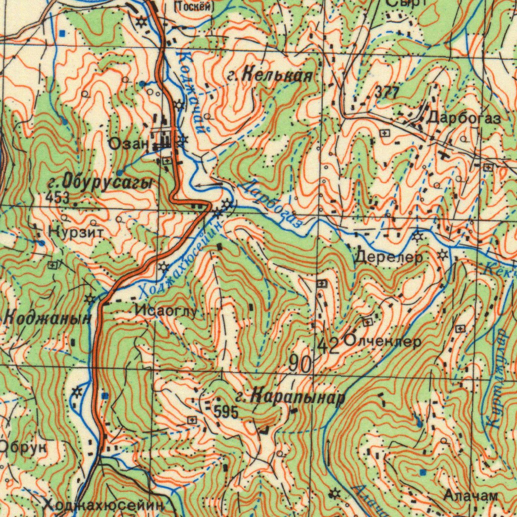 Turkey 100K 1136096 Map by Land Info Worldwide Mapping LLC | Avenza Maps