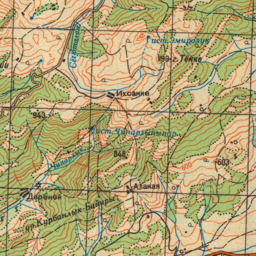 Turkey 100K 1135132 Map by Land Info Worldwide Mapping LLC | Avenza Maps