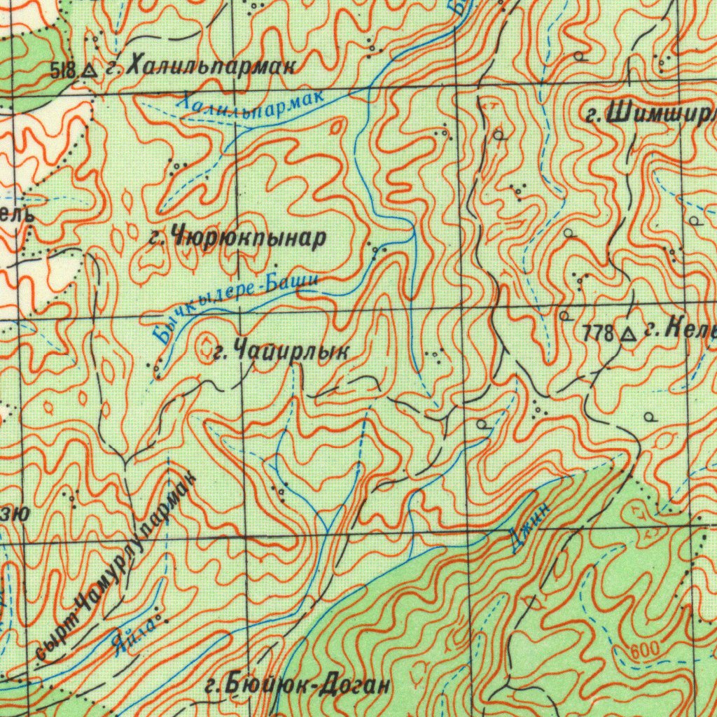 Turkey 100K 1136110 Map by Land Info Worldwide Mapping LLC | Avenza Maps