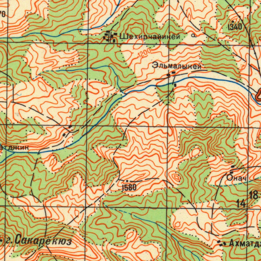 Turkey 100K 1136117 Map by Land Info Worldwide Mapping LLC | Avenza Maps