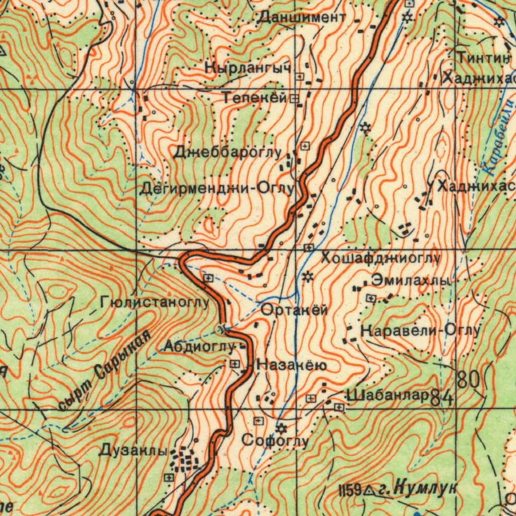 Turkey 100K 1136090 Map by Land Info Worldwide Mapping LLC | Avenza Maps