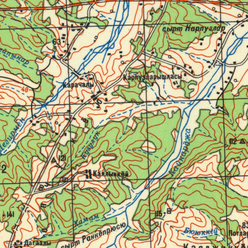 Turkey 100K 1136097 Map by Land Info Worldwide Mapping LLC | Avenza Maps