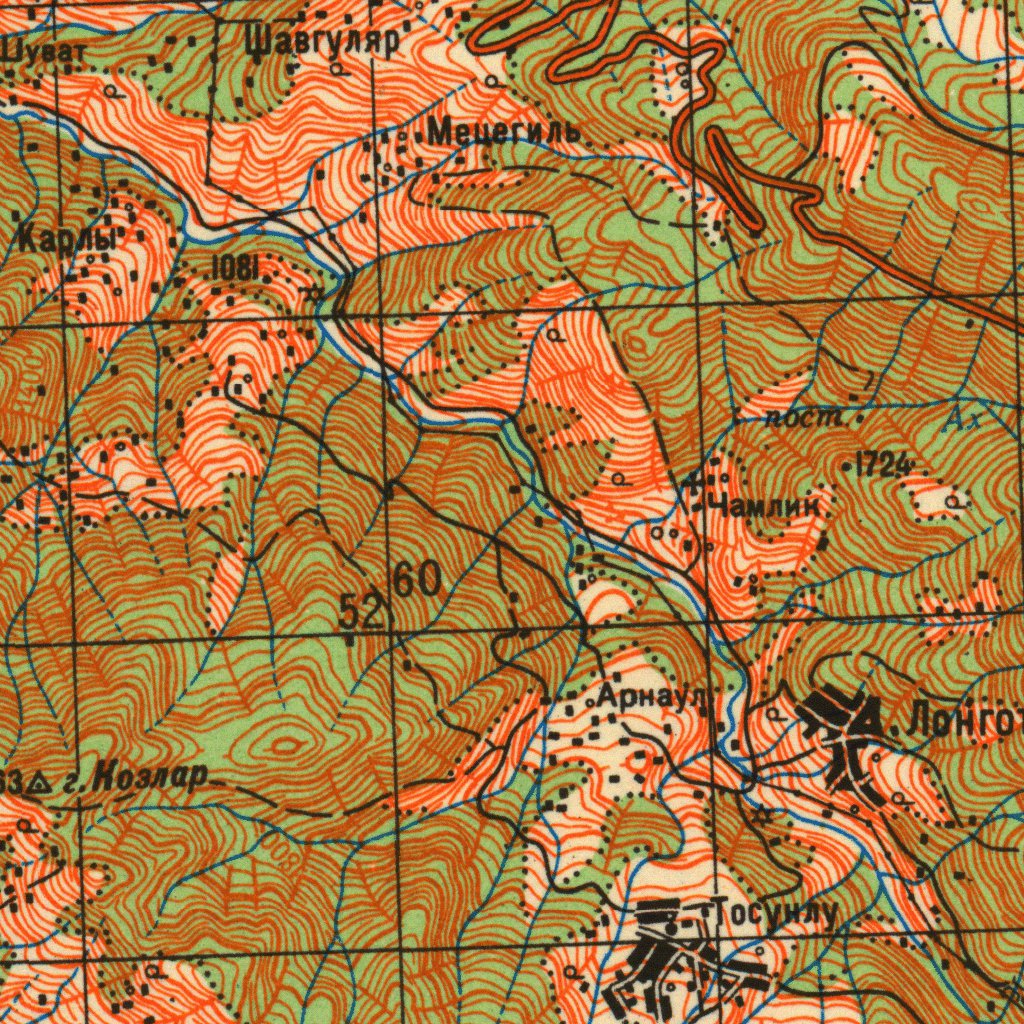 Turkey 100K 1138097 Map by Land Info Worldwide Mapping LLC | Avenza Maps