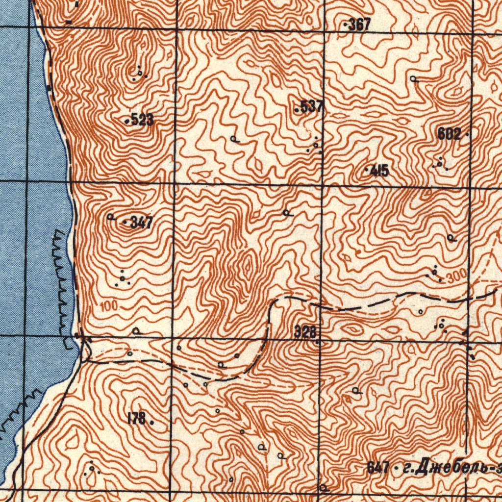 Saudi Arabia 100k 08-36-130 Map by Land Info Worldwide Mapping LLC ...