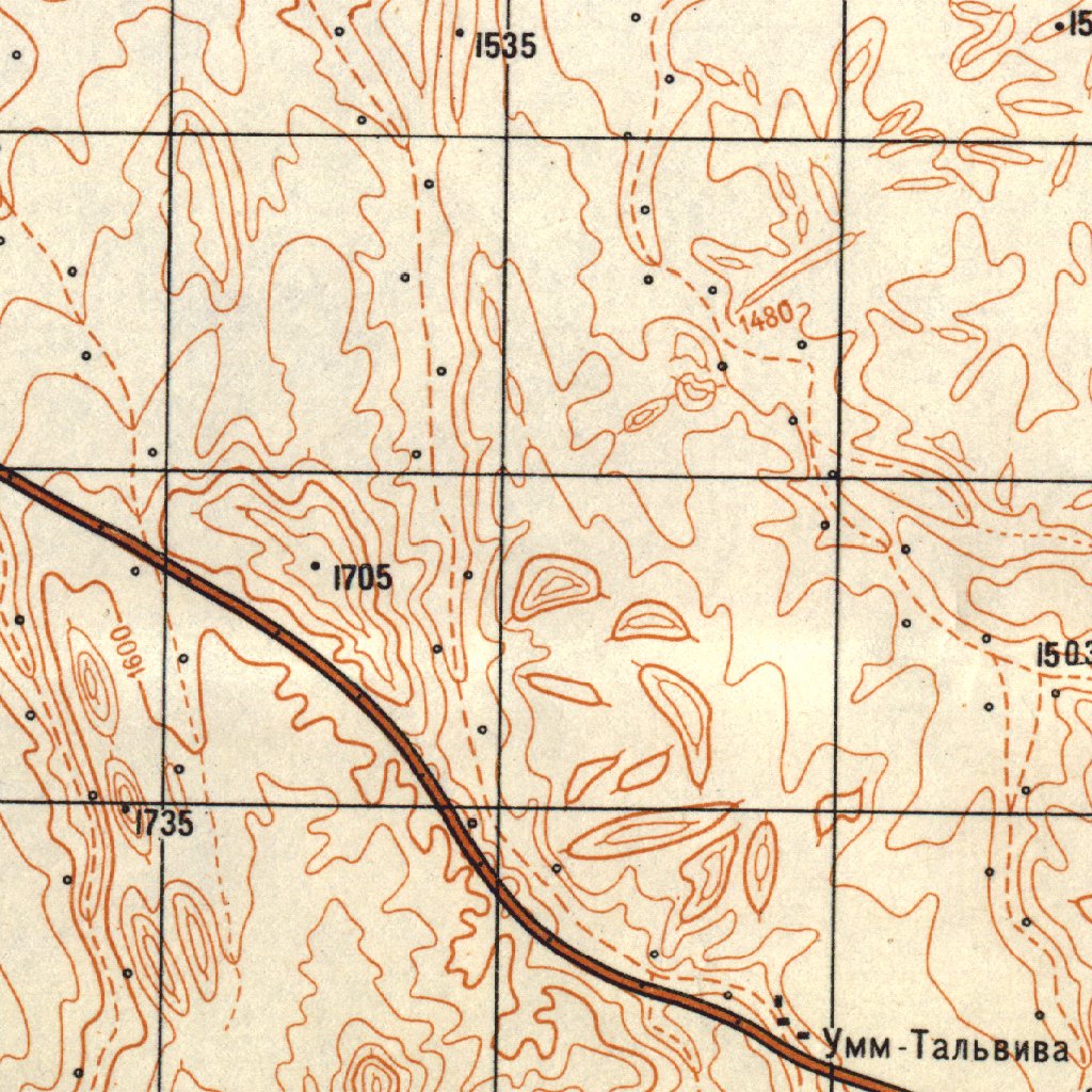 Saudi Arabia 100k 06-37-106 Map by Land Info Worldwide Mapping LLC ...
