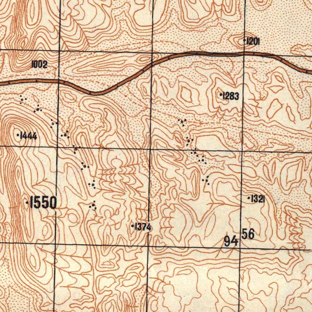 Saudi Arabia 100k 08-36-120 Map by Land Info Worldwide Mapping LLC ...