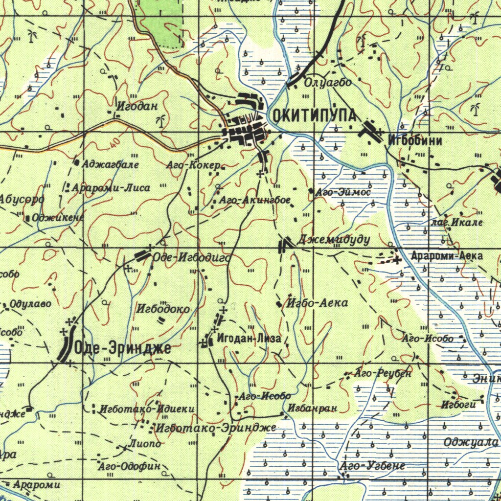 Nigeria 200K B-31-17 Map by Land Info Worldwide Mapping LLC | Avenza Maps