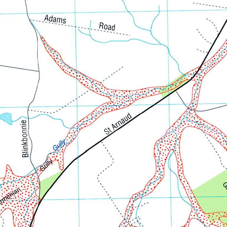 St Arnaud Gold Map by Doug Stone GOLD MAPS | Avenza Maps