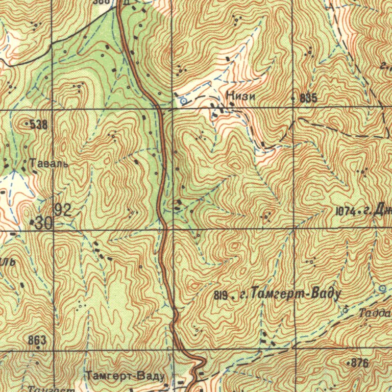 Morocco 100k H-29-100 Map by Land Info Worldwide Mapping LLC | Avenza Maps