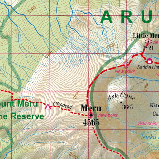 Arusha 1:150 000 Map by terraQuest | Avenza Maps