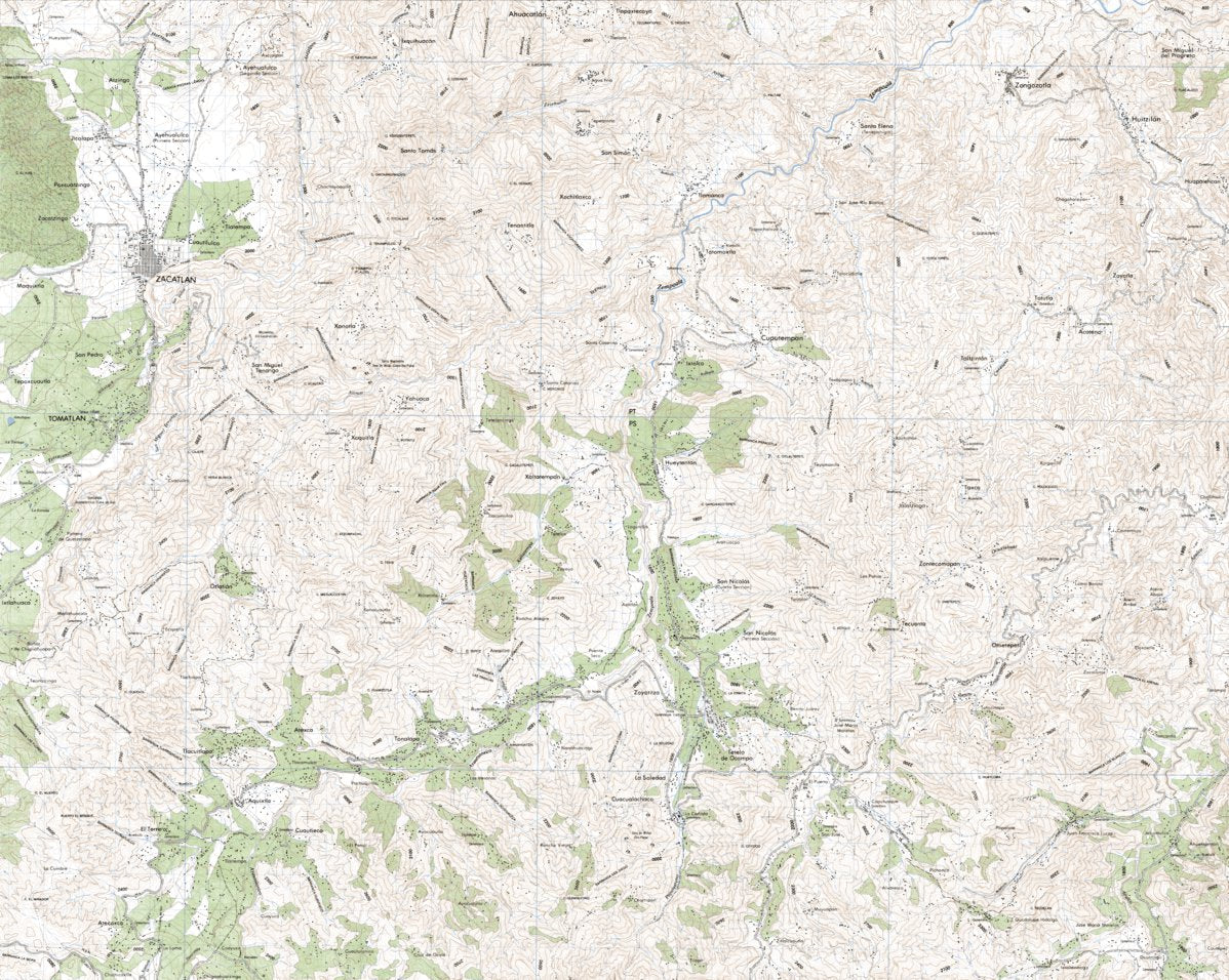 Zacatlán (E14B14) Map by Land Info Worldwide Mapping LLC | Avenza Maps