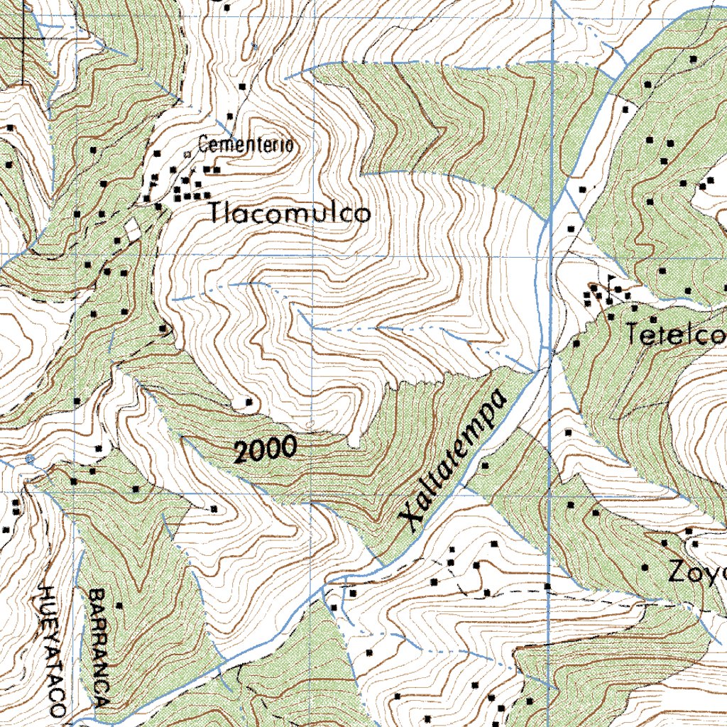 Zacatlán (E14B14) Map by Land Info Worldwide Mapping LLC | Avenza Maps