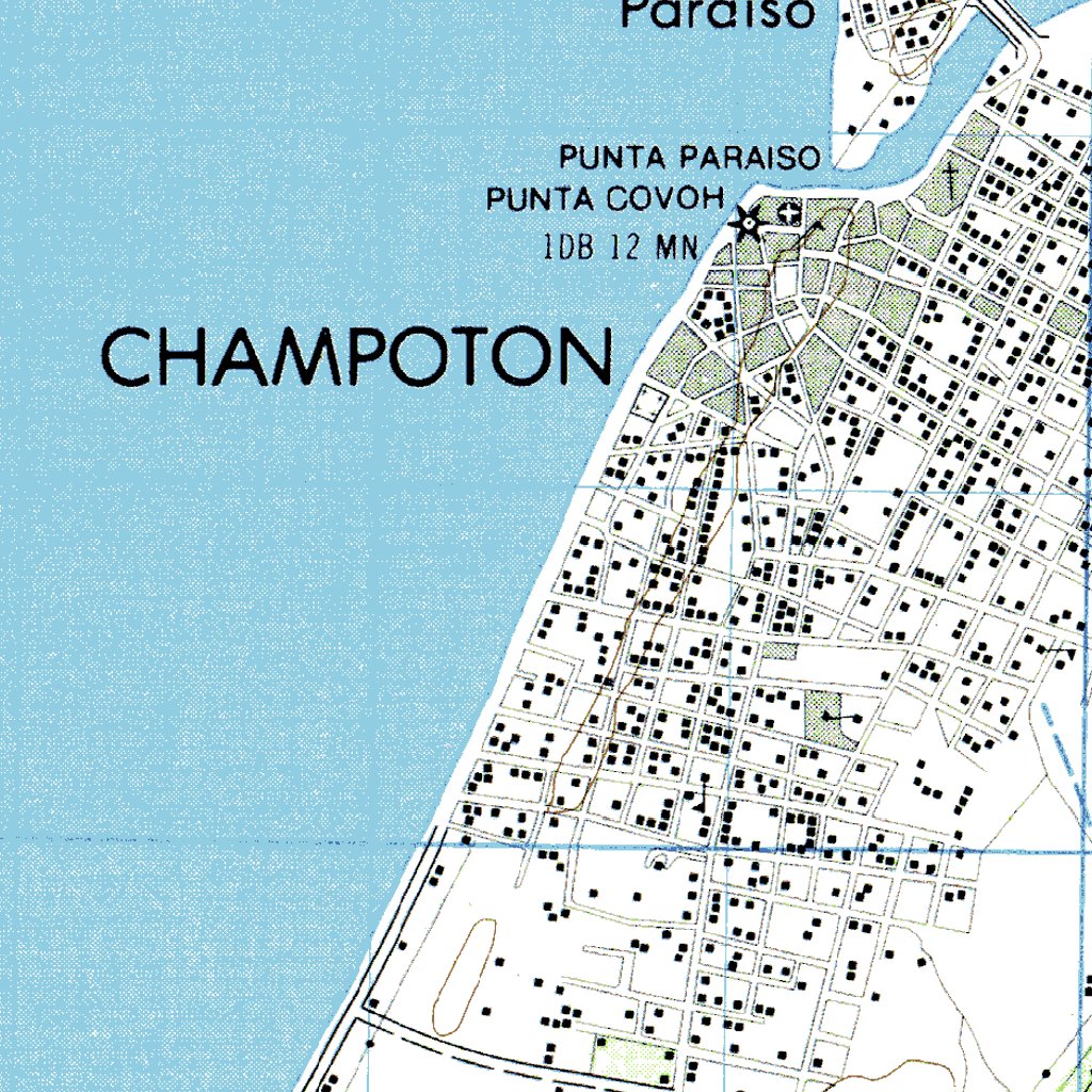 Champotón (E15B37) Map by Land Info Worldwide Mapping LLC | Avenza Maps