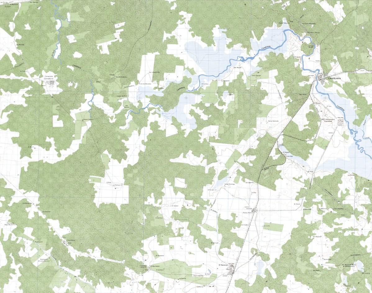 Candelaria (E15B86) Map by Land Info Worldwide Mapping LLC | Avenza Maps
