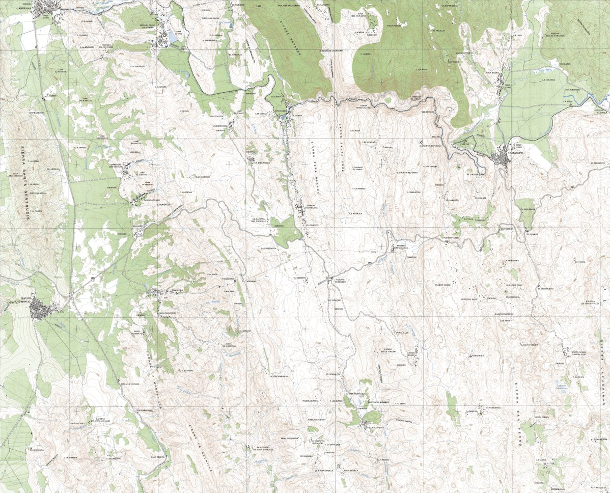 Tamasopo (F14C18) Map by Land Info Worldwide Mapping LLC | Avenza Maps