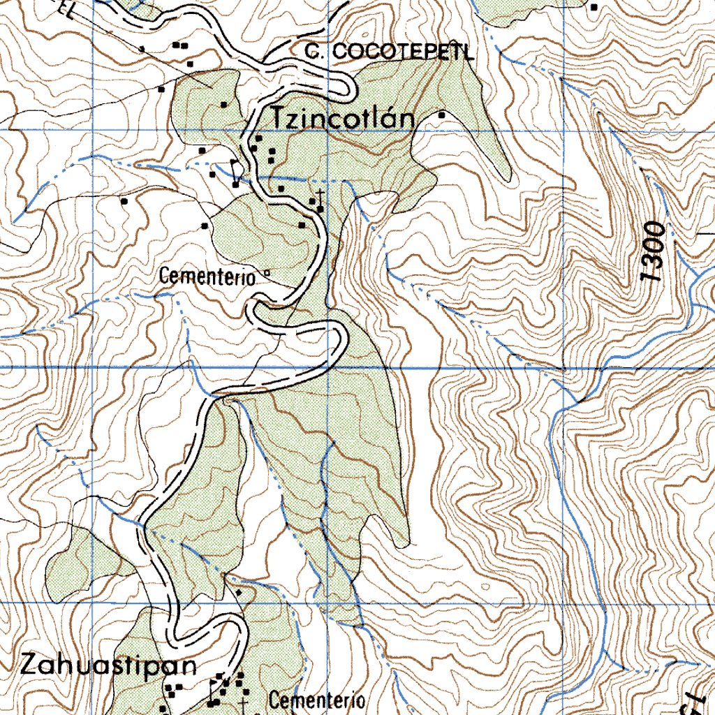 Zacualtipán (F14D62) Map by Land Info Worldwide Mapping LLC | Avenza Maps