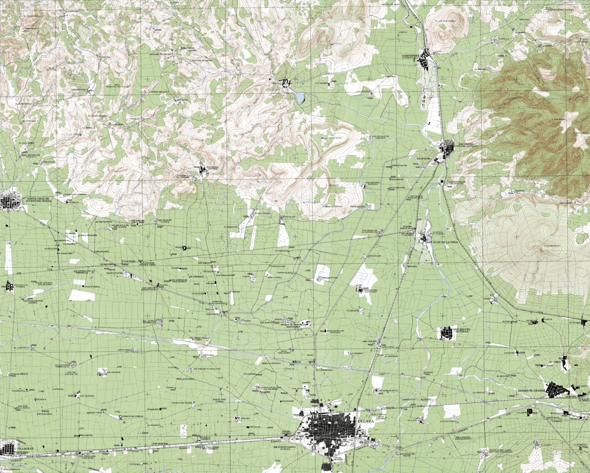 Celaya (F14C64) Map by Land Info Worldwide Mapping LLC | Avenza Maps