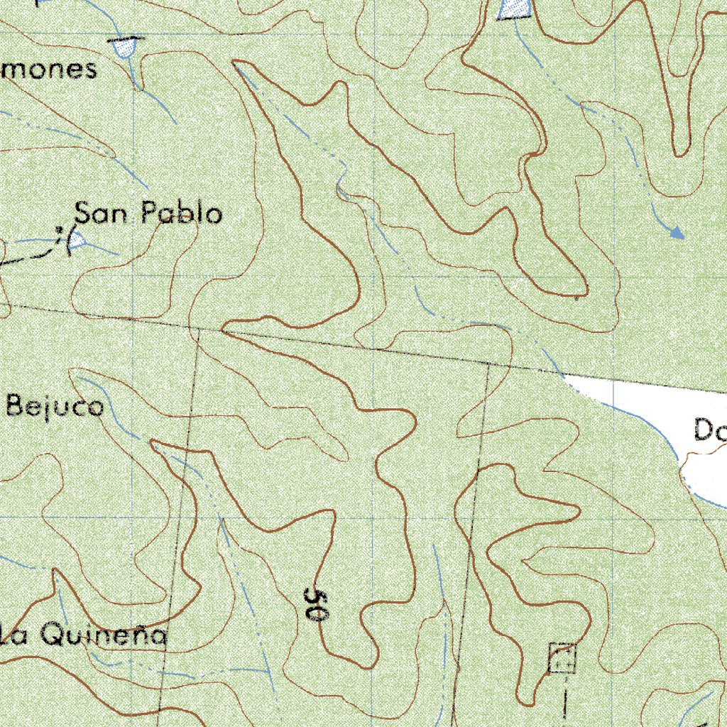 Estación La Puente (F14D13) Map by Land Info Worldwide Mapping LLC ...