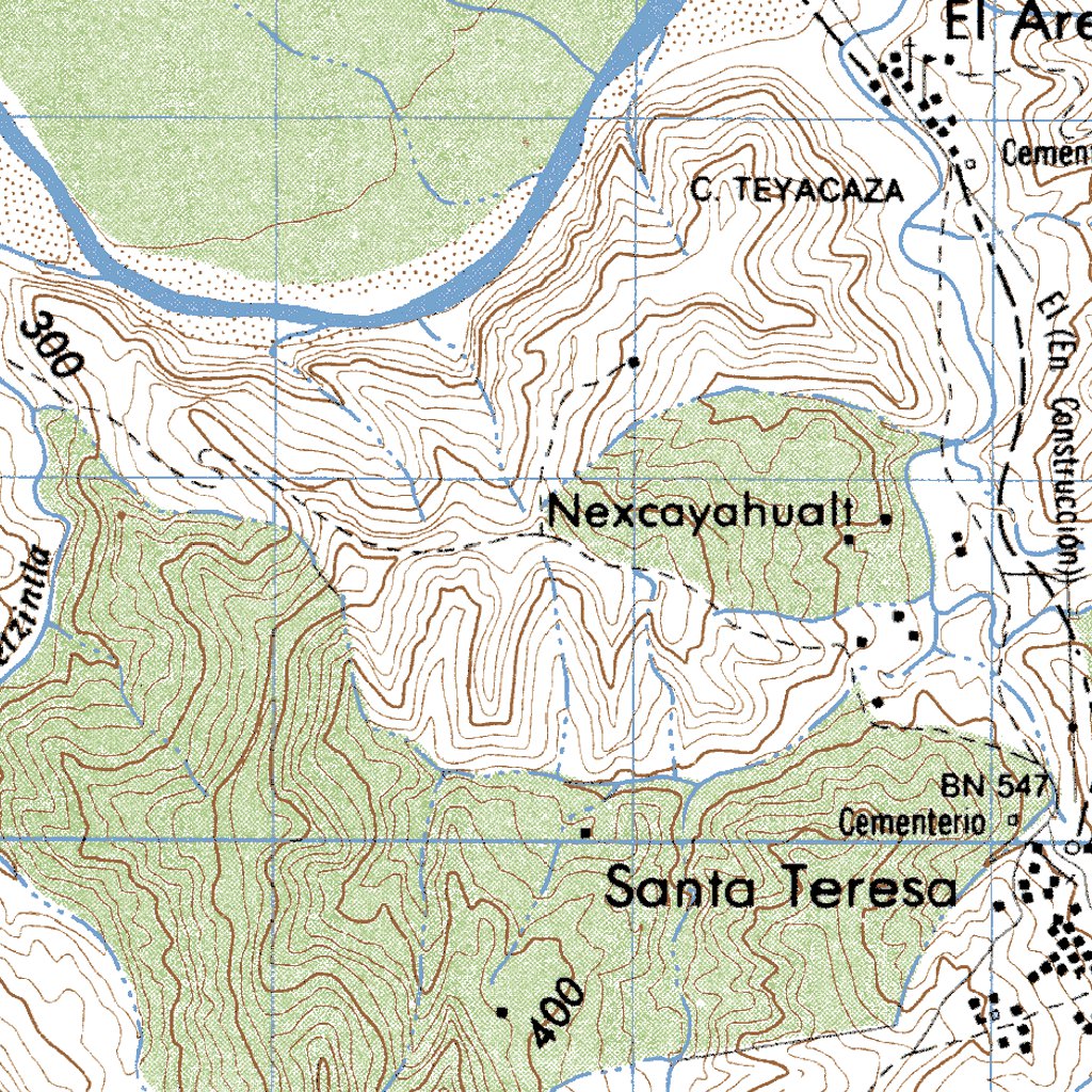 Calnali (F14D52) Map by Land Info Worldwide Mapping LLC | Avenza Maps