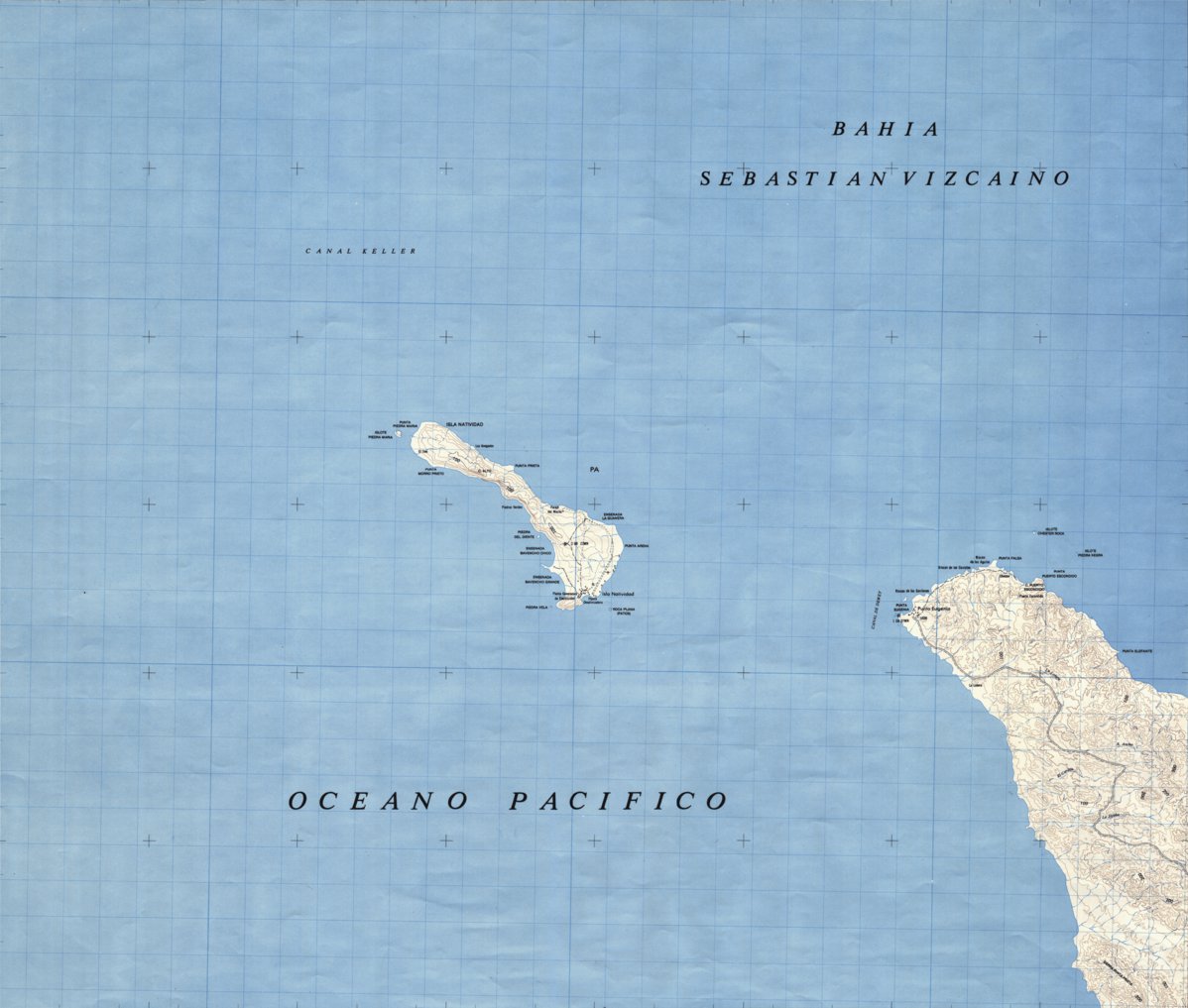 Isla Natividad (G11B16) Map by Land Info Worldwide Mapping LLC | Avenza ...