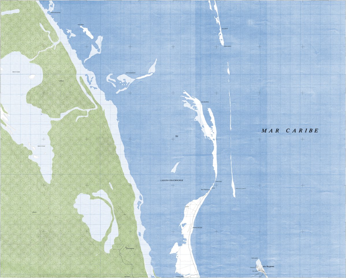 Isla Mujeres (F16D31) Map by Land Info Worldwide Mapping LLC | Avenza Maps