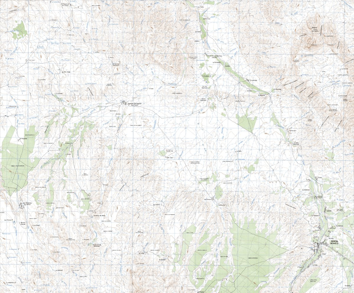 Peñón Blanco (G13D53) Map by Land Info Worldwide Mapping LLC | Avenza Maps