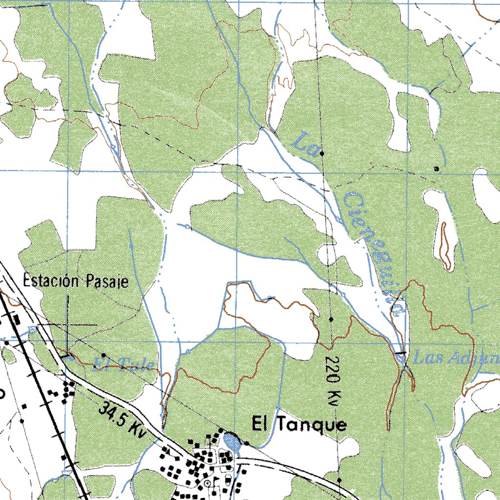Cuencamé De Ceniceros (G13D54) Map by Land Info Worldwide Mapping LLC ...