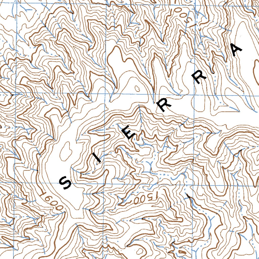 Sierra La Candelaria (G13B56) Map by Land Info Worldwide Mapping LLC ...