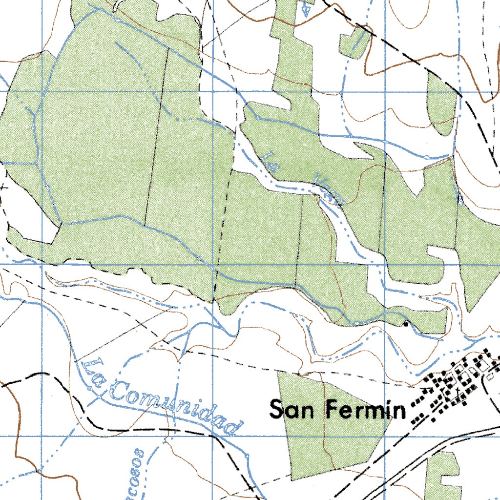San Fermín (G13B71) Map by Land Info Worldwide Mapping LLC | Avenza Maps