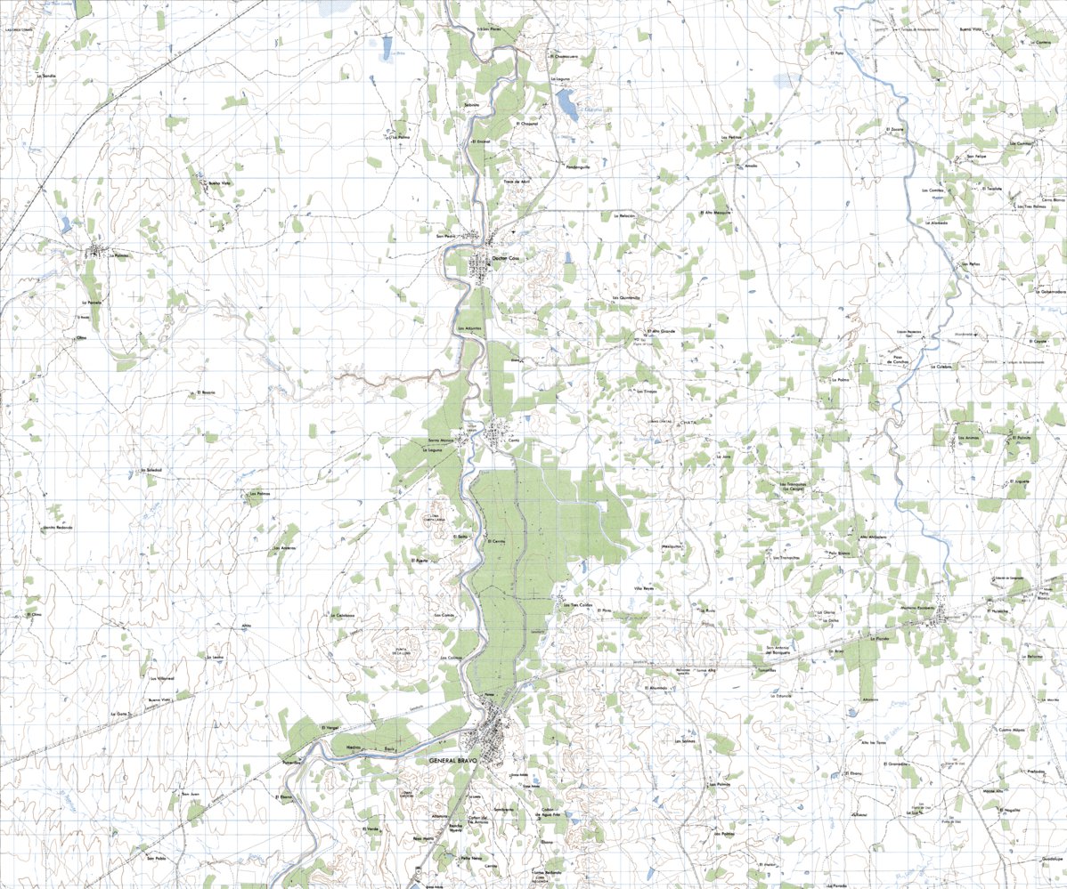 General Bravo (G14C19) Map by Land Info Worldwide Mapping LLC | Avenza Maps
