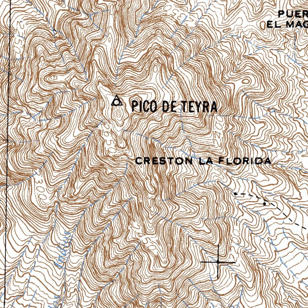 Pico De Teyra (G13D69) Map by Land Info Worldwide Mapping LLC | Avenza Maps