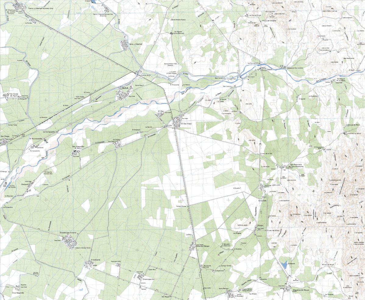 Quila (G13C73) Map by Land Info Worldwide Mapping LLC | Avenza Maps