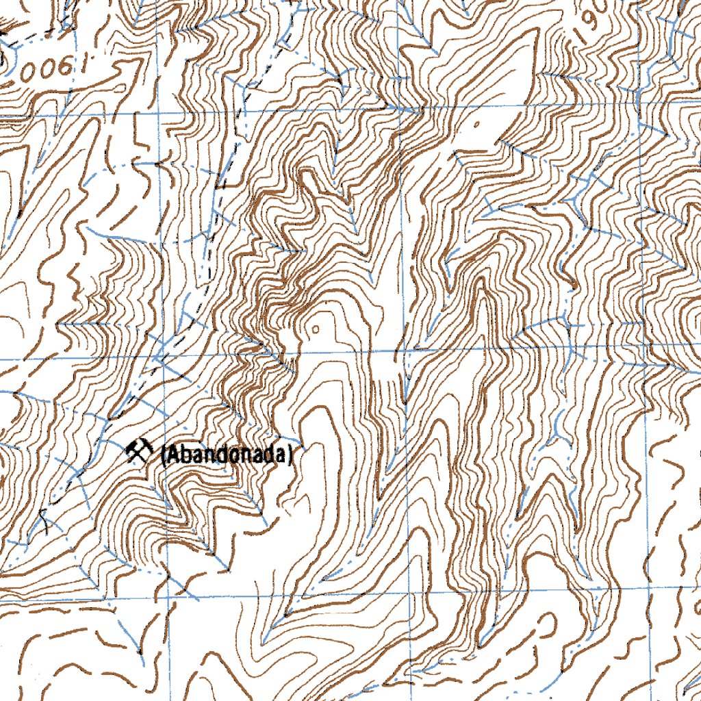 Estanque De Palomas (G14A71) Map by Land Info Worldwide Mapping LLC ...