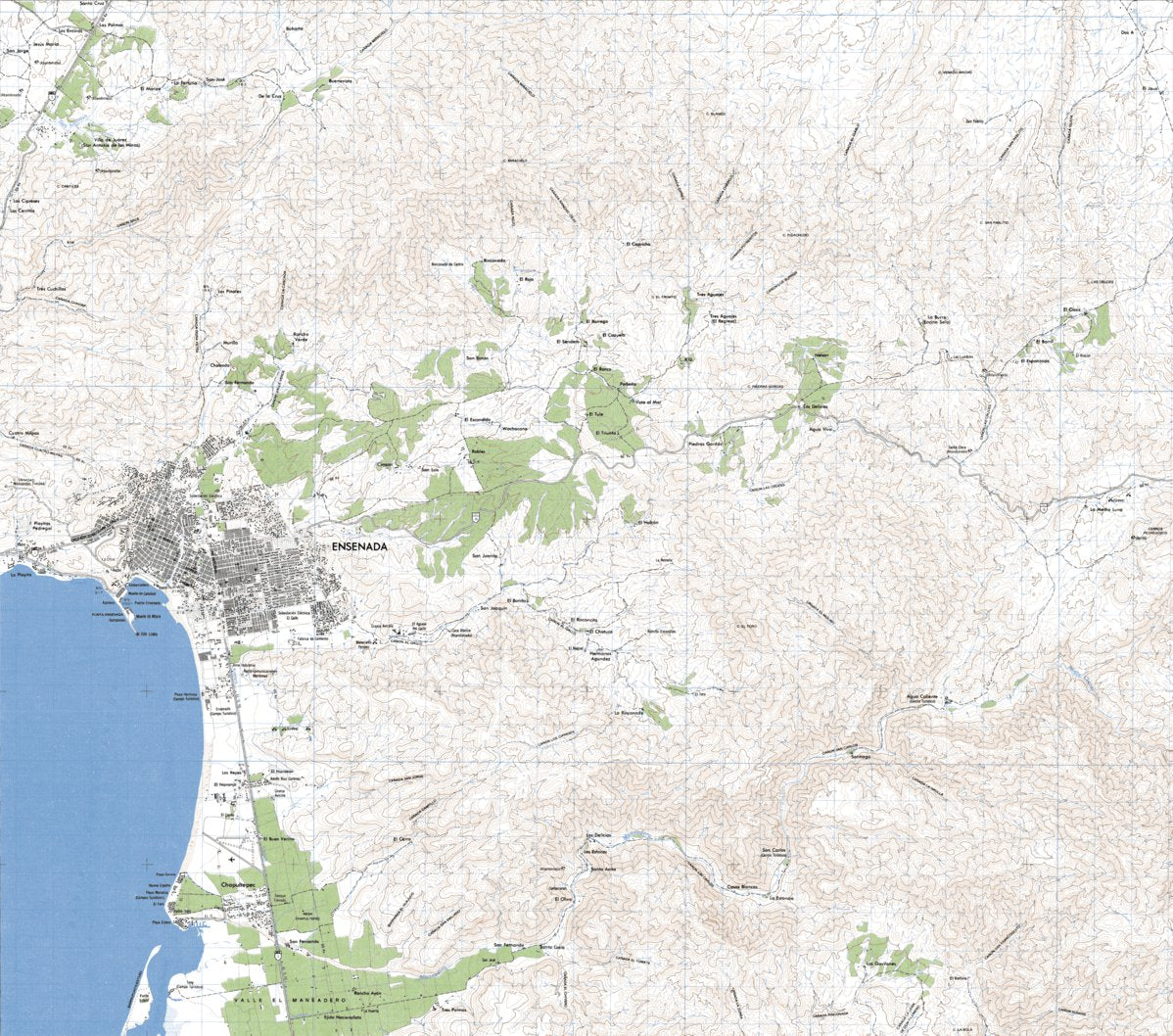 Ensenada (H11B12) Map by Land Info Worldwide Mapping LLC | Avenza Maps