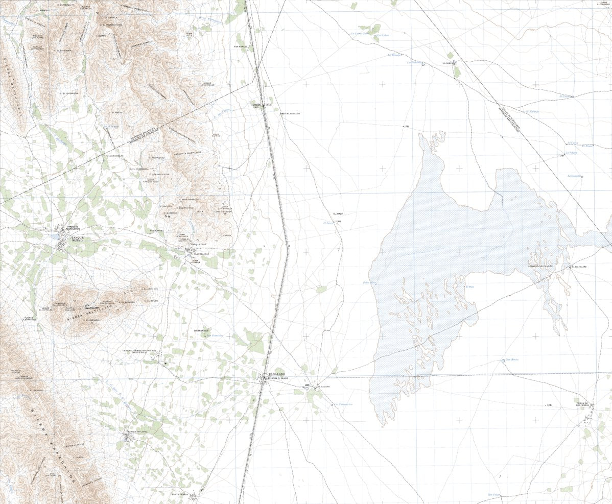 El Salado (G14C74) Map by Land Info Worldwide Mapping LLC | Avenza Maps